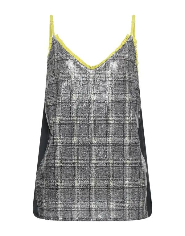 PIANURASTUDIO Tartan Camisole - Grey