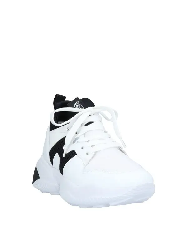 Hogan Textile Fibers And Leather Chunky Sneakers - White