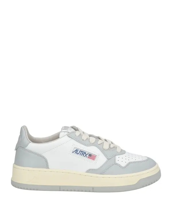 AUTRY Leather Low Top Sneakers - Grey