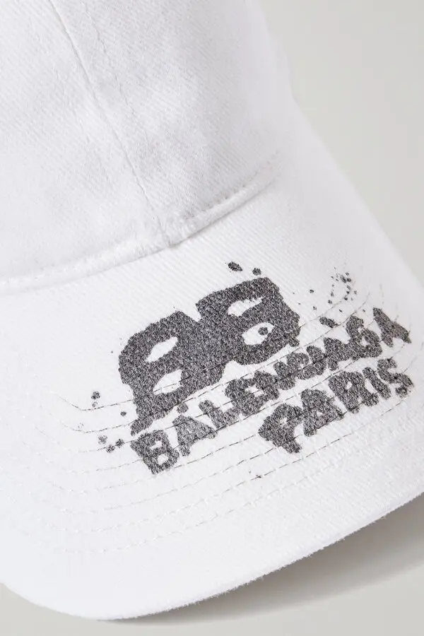 Balenciaga - Printed Cotton-Twill Baseball Cap
