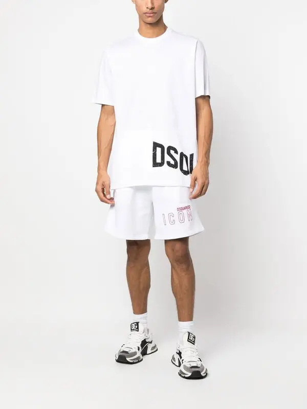 Dsquared2 Logo Print Cotton T-shirt