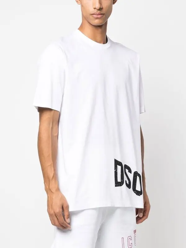 Dsquared2 Logo Print Cotton T-shirt