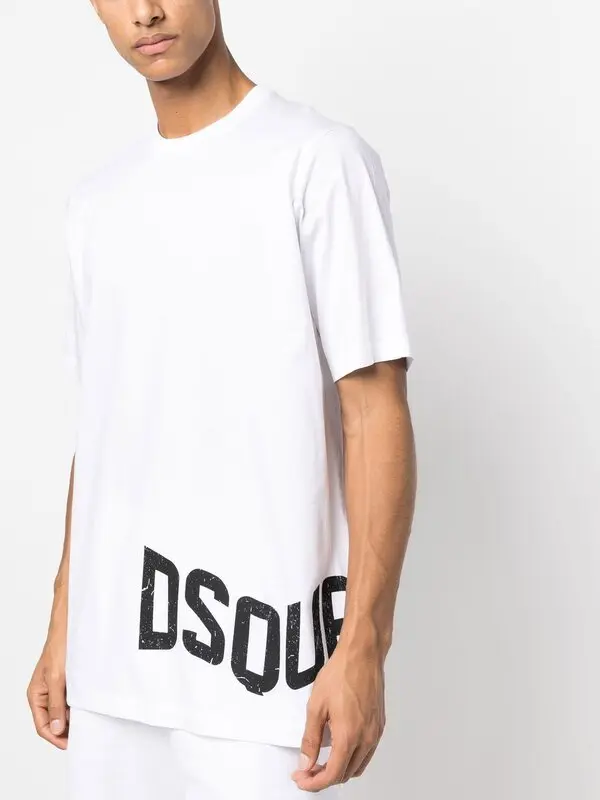 Dsquared2 Logo Print Cotton T-shirt