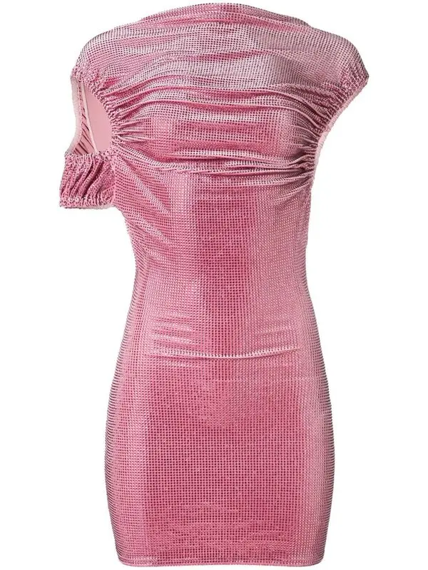 CHRISTOPHER KANE Crystal-embellished Minidress - Pink