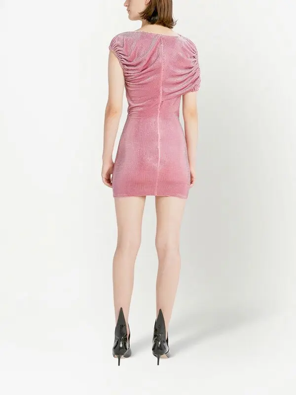 CHRISTOPHER KANE Crystal-embellished Minidress - Pink