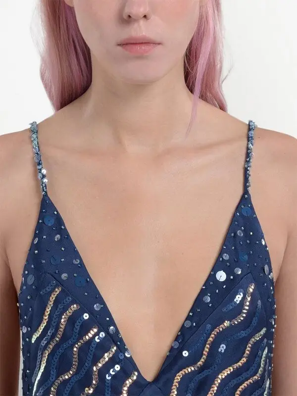 Marni Sequined Slip Mini Dress