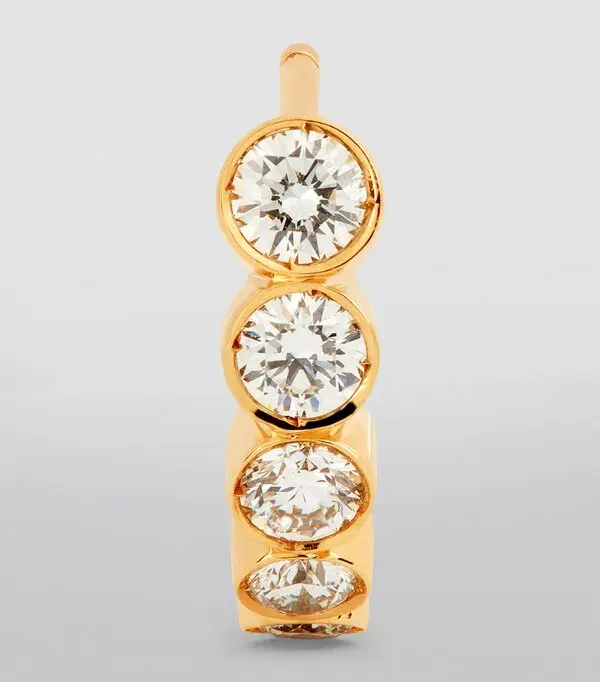 Sophie Bille Brahe Yellow And Diamond Petite Boucle Ensemble Single Earring