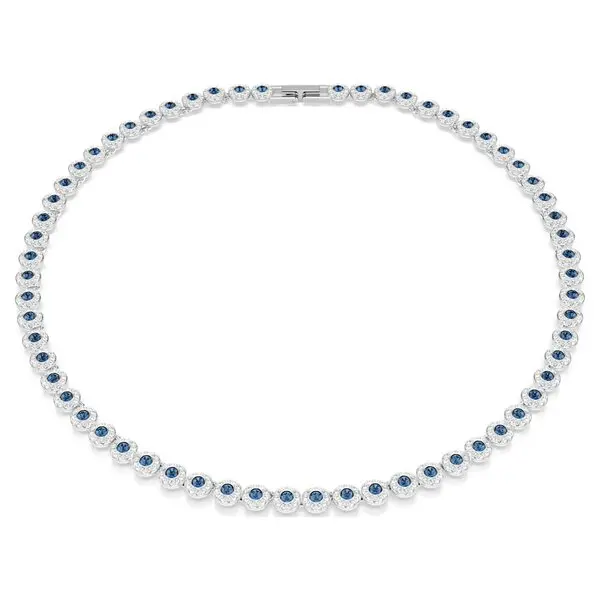 SWAROVSKI Una" Angelic Necklace With Round Crystals And Pave Setting - Blue