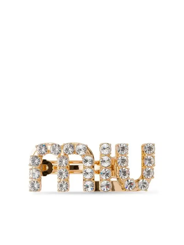 Miu Miu Crystal-embellished Hair Clip