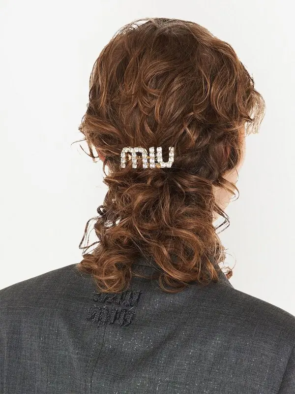 Miu Miu Crystal-embellished Hair Clip