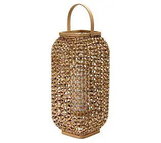 MELROSE International Tall Wicker Lantern 20'h - One-color