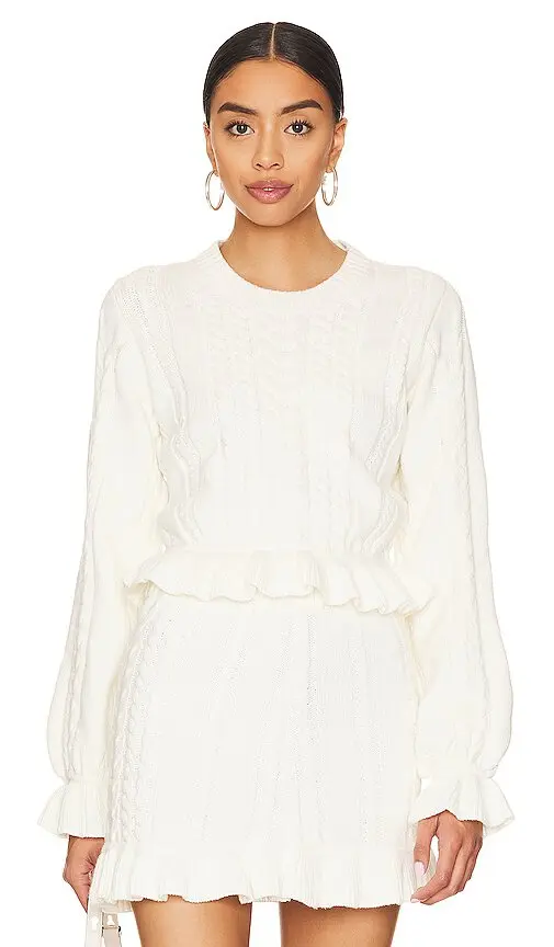 Show Me Your Mumu Ridley Ruffle Sweater