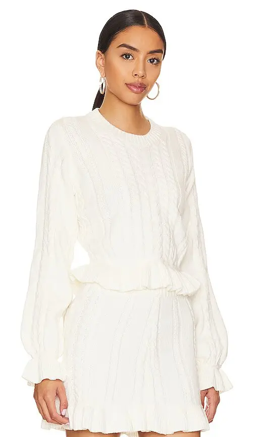 Show Me Your Mumu Ridley Ruffle Sweater