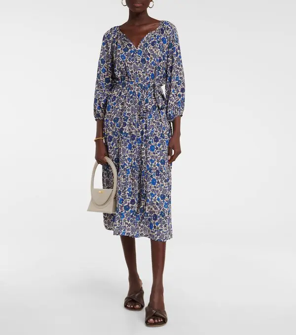 Velvet By Graham & Spencer Maddy Floral Midi Dress
