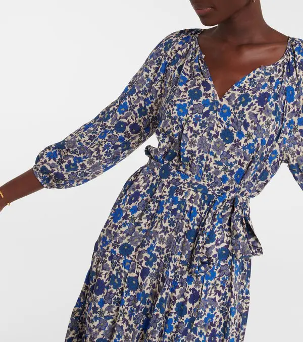 Velvet By Graham & Spencer Maddy Floral Midi Dress