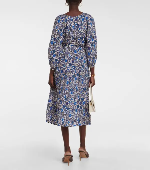 Velvet By Graham & Spencer Maddy Floral Midi Dress