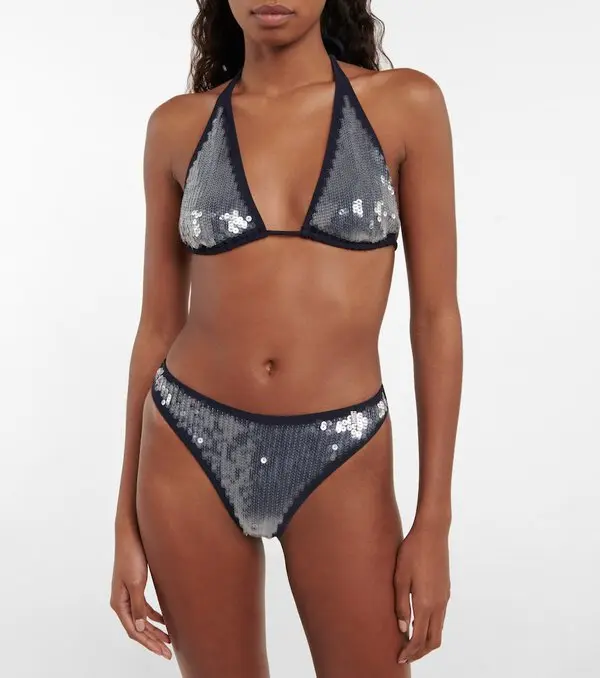 Jean Paul Gaultier Sequined Bikini Bottom