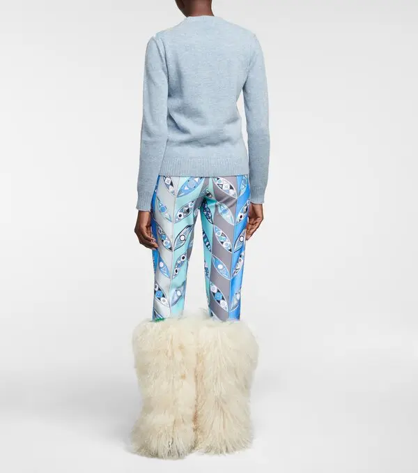 Emilio Pucci X Fusalp Marmo Wool Sweater - Blue