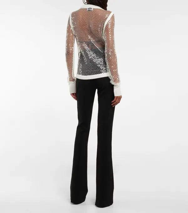 JEAN PAUL GAULTIER Sequined Net Top