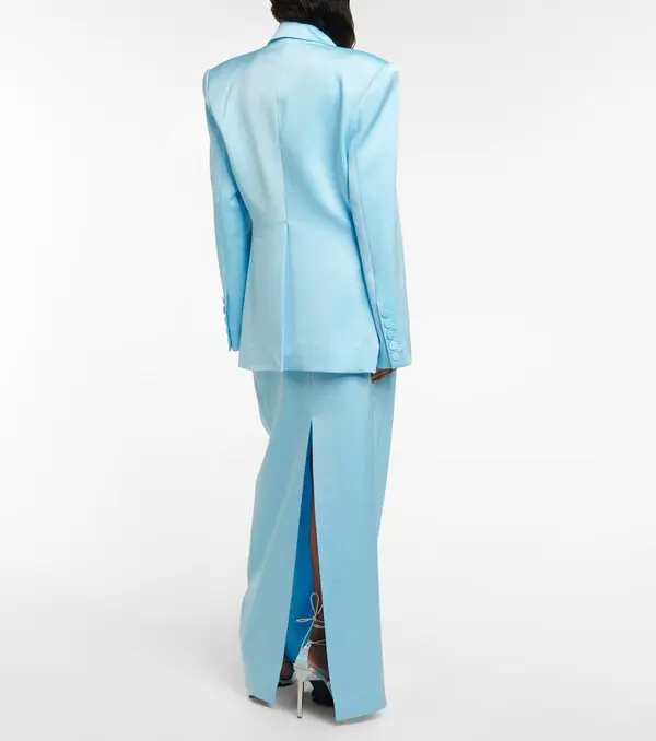 Alex Perry Wells Crêpe Satin Blazer