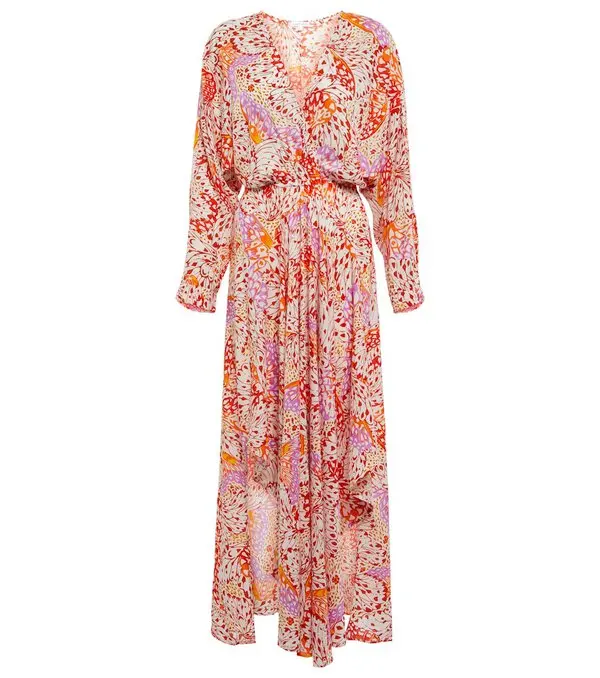 Poupette St Barth Ilona Printed Maxi Dress - Multicoloured