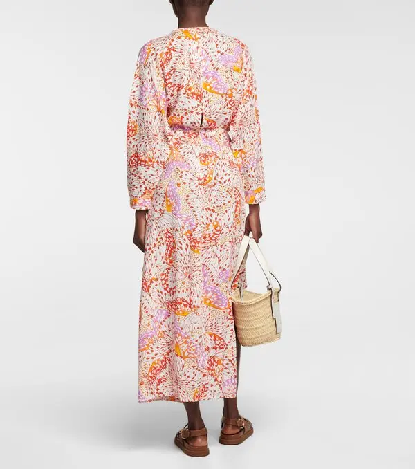Poupette St Barth Ilona Printed Maxi Dress - Multicoloured