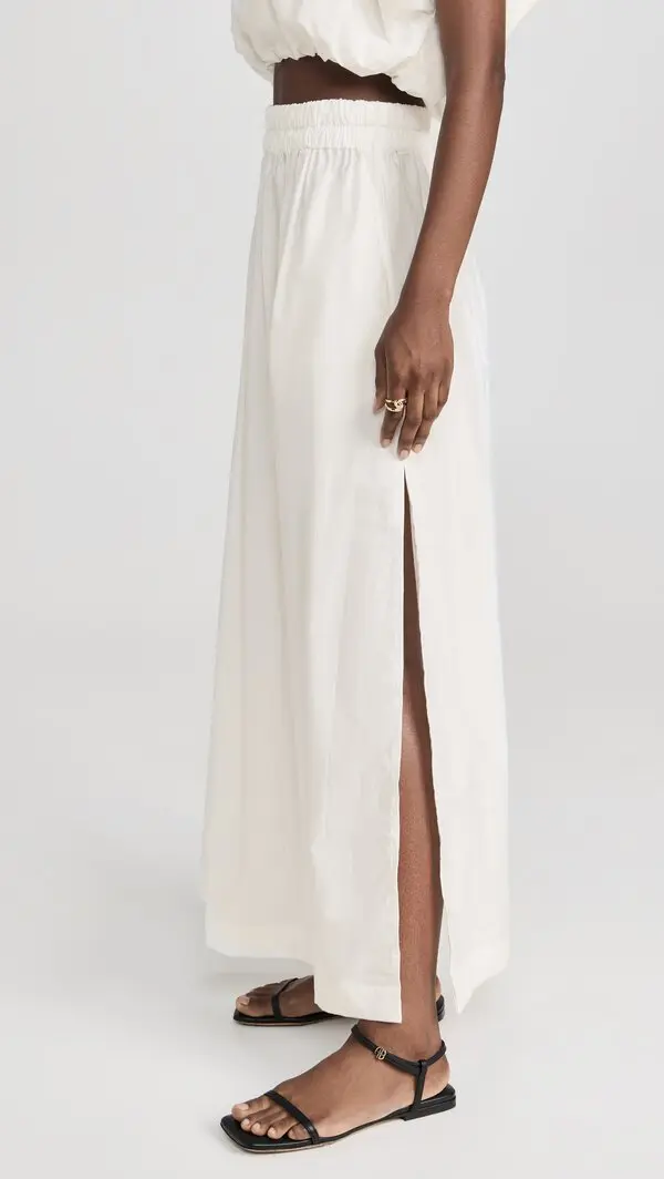 Mikoh Delia Maxi Skirt - Bone