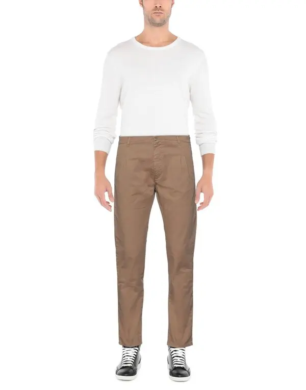 DANIELE ALESSANDRINI Pants Size Cotton, Elastane