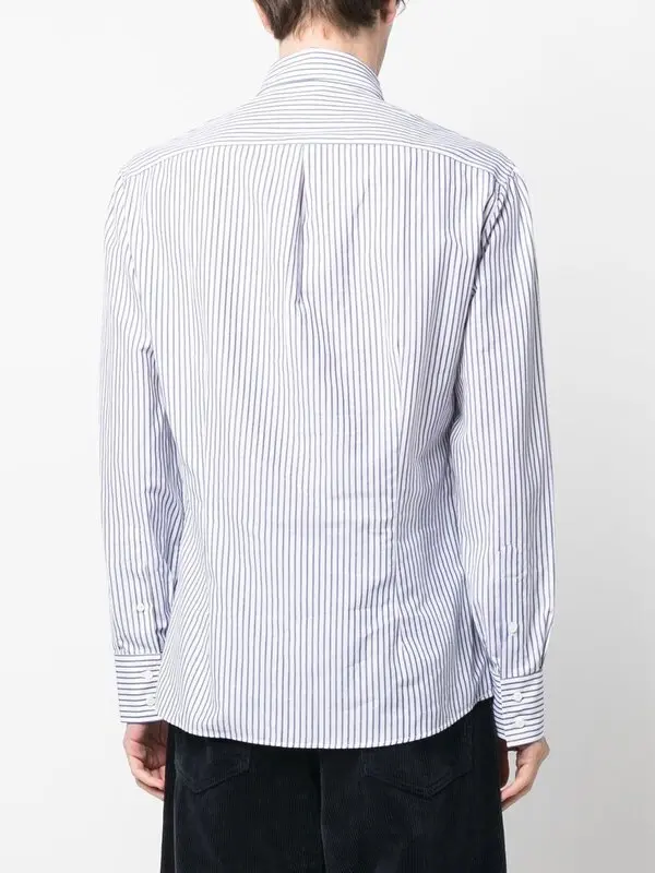 Brunello Cucinelli Striped Long-sleeve Shirt