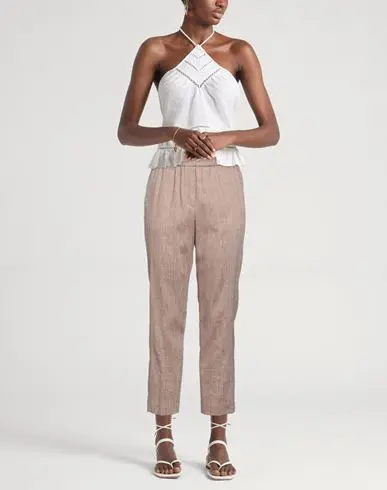 Peserico Tapered Wool-linen Pants