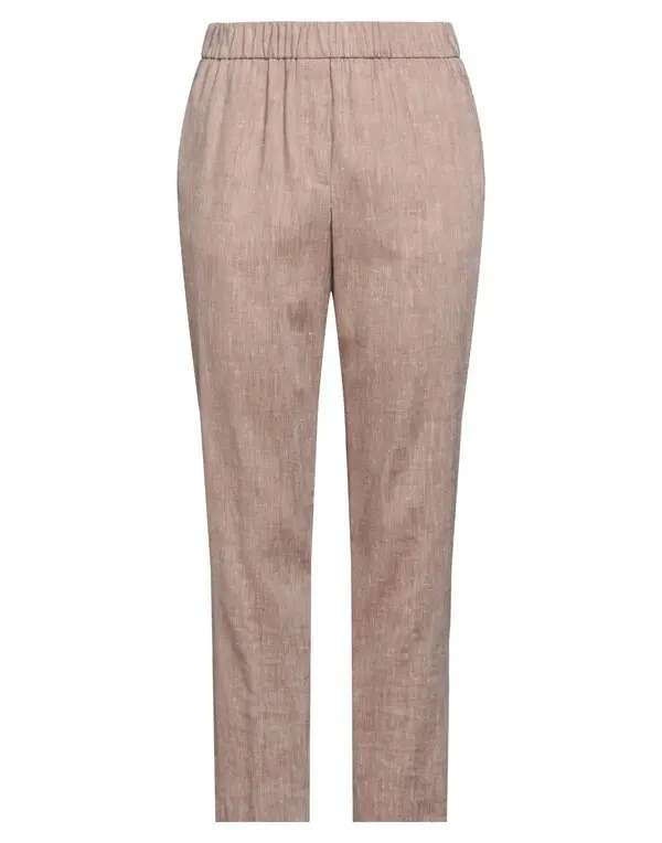 Peserico Tapered Wool-linen Pants