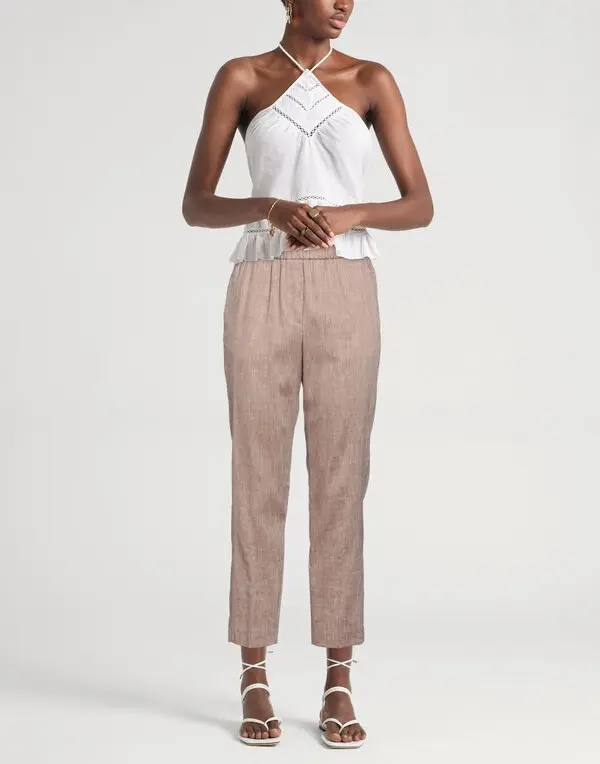 Peserico Tapered Wool-linen Pants