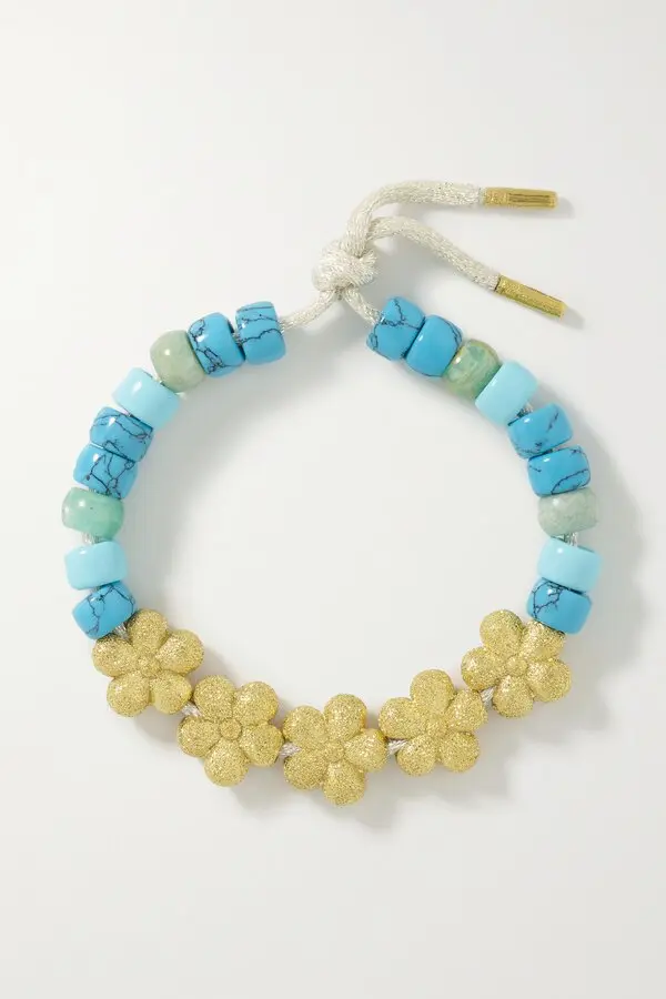 Carolina Bucci Mykonos Forte Multi-stone Bracelet Kit - Blue