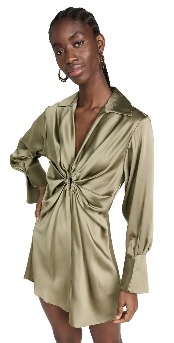 Simkhai Roma Classic Long Sleeve Mini Dress