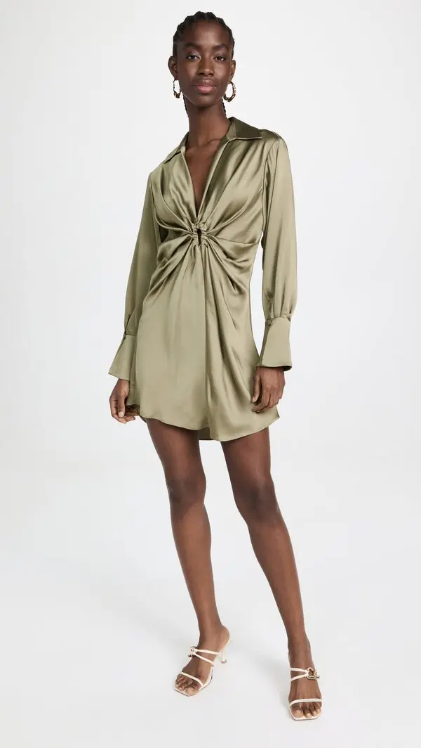 Simkhai Roma Classic Long Sleeve Mini Dress