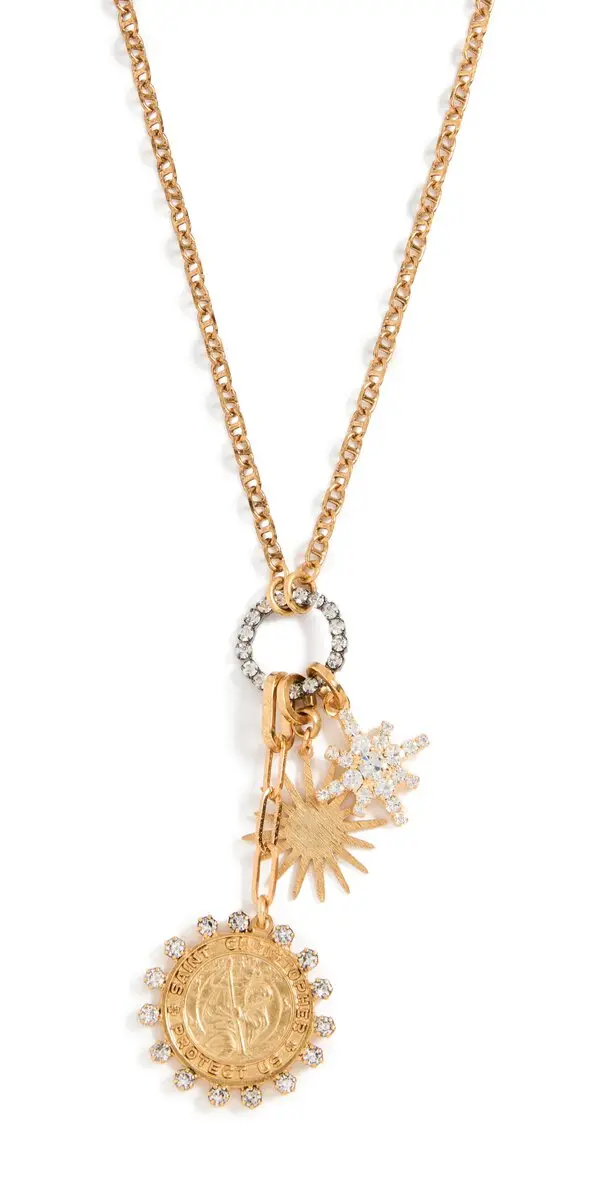ELIZABETH COLE Roxanne Necklace - Golden Glow