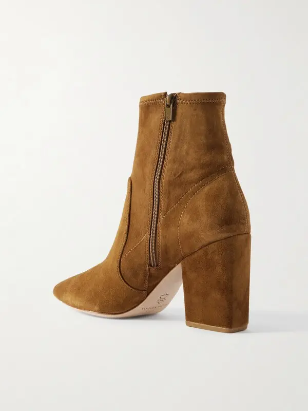 LOEFFLER RANDALL Isla Suede Ankle Boots - Brown