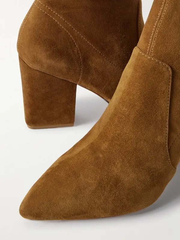 LOEFFLER RANDALL Isla Suede Ankle Boots - Brown