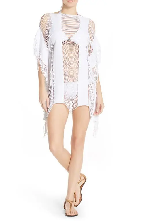 PQ Moniqu' Fringe Cover-up - Water Lily