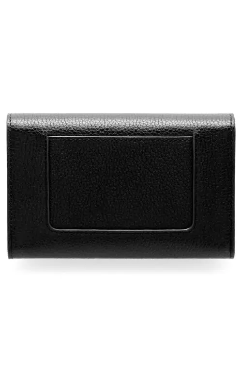 Mulberry Medium Darley Leather Continental Wallet - Black