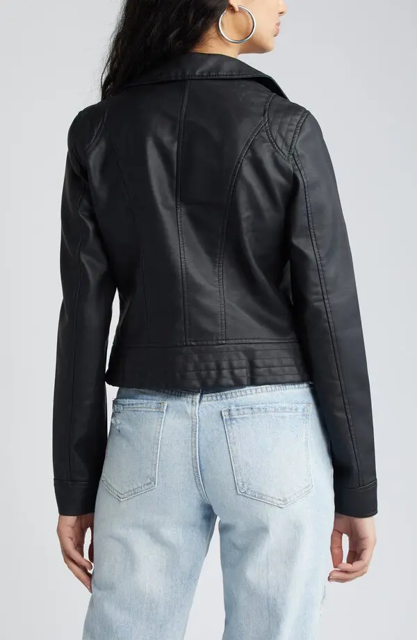 Vero Moda Ramon Crop Faux Leather Jacket