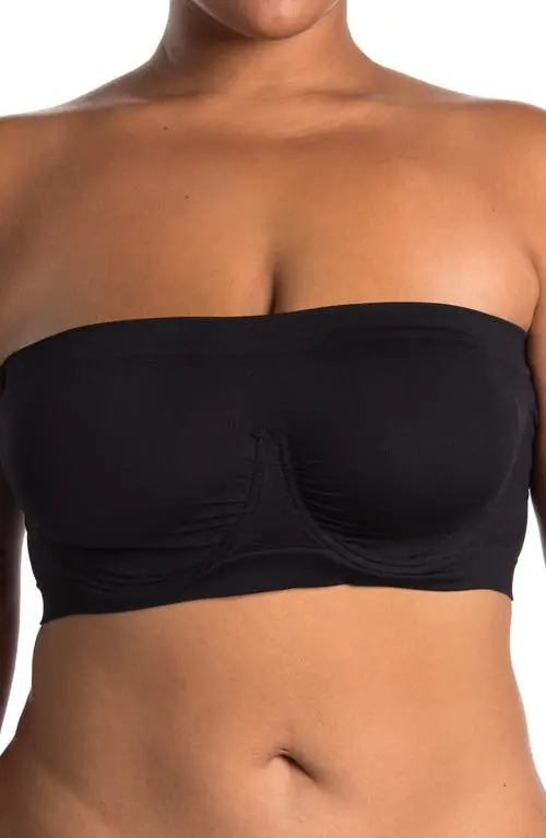 Felina Body Smooth Seamless Strapless Bra - Black