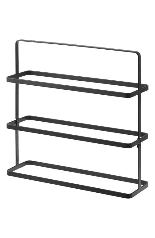 YAMAZAKI Steel Tower Shoe Rack - Black