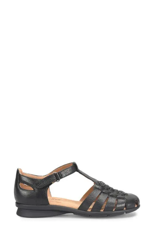 COMFORTIVA Persa Fisherman Sandal - Black