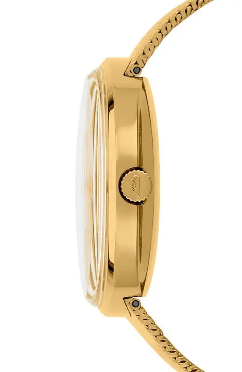 MIDO Commander Automatic Mesh Strap Watch - Gold/yellow/gold