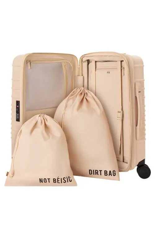 BEIS The Carry-on Roller Suitcase - Beige