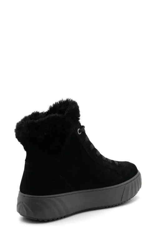 ARA Mikayla Faux Fur Lined Lace-up Boots
