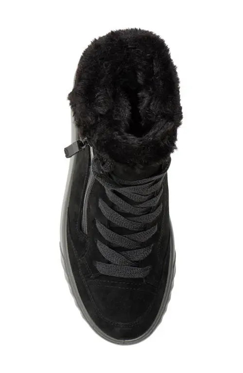 ARA Mikayla Faux Fur Lined Lace-up Boots