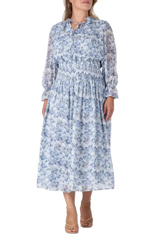 STANDARDS & PRACTICES Floral Midi Dress