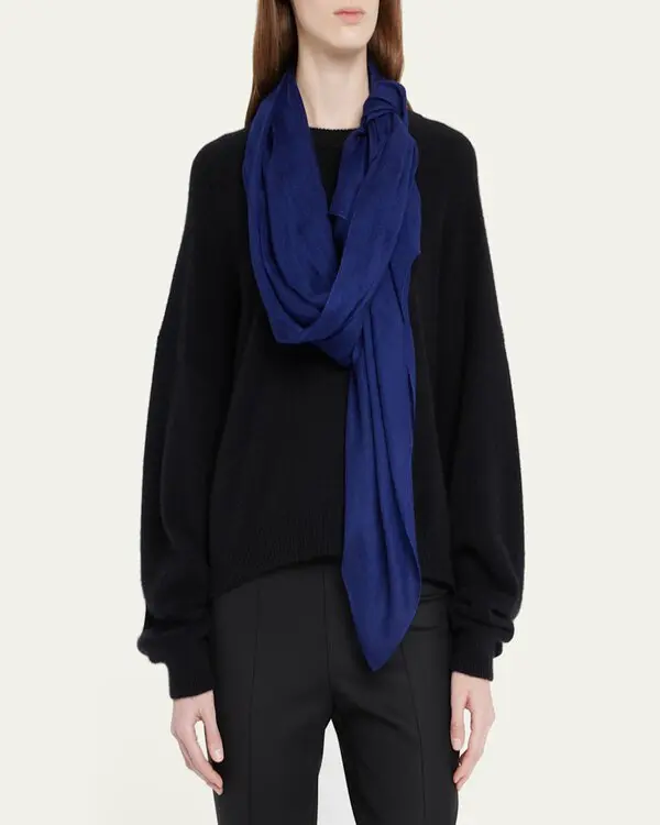 Denis Colomb Cashmere Cloud Scarf - Twilight Blue
